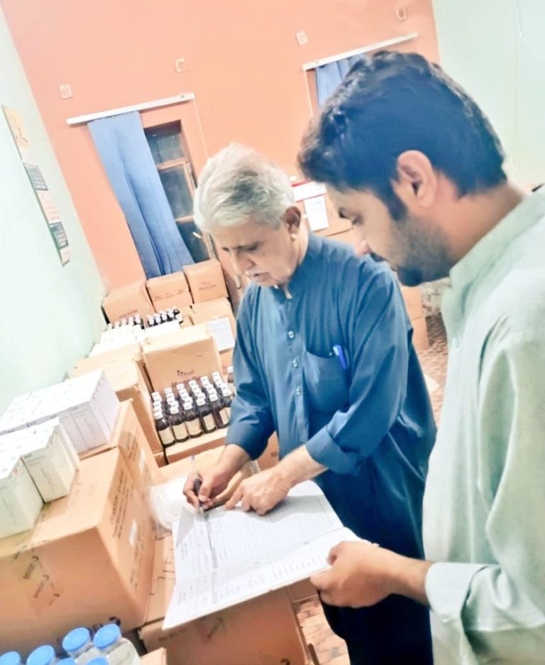 Public Health Specialist PPHI-B Dr. Mukhtar Zehri visited Naseerabad ...